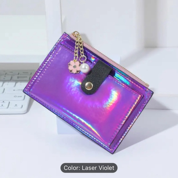 Bags | Violet Charm Wallet | Poshmark